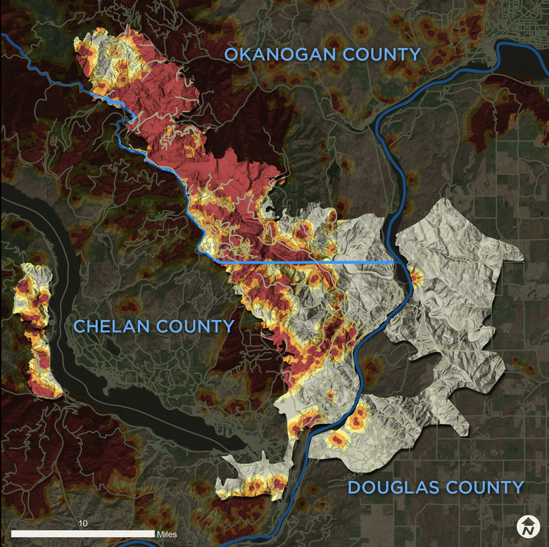 13,000 Homes at Risk from Washington Chelan Wildfire - WORLD PROPERTY ...