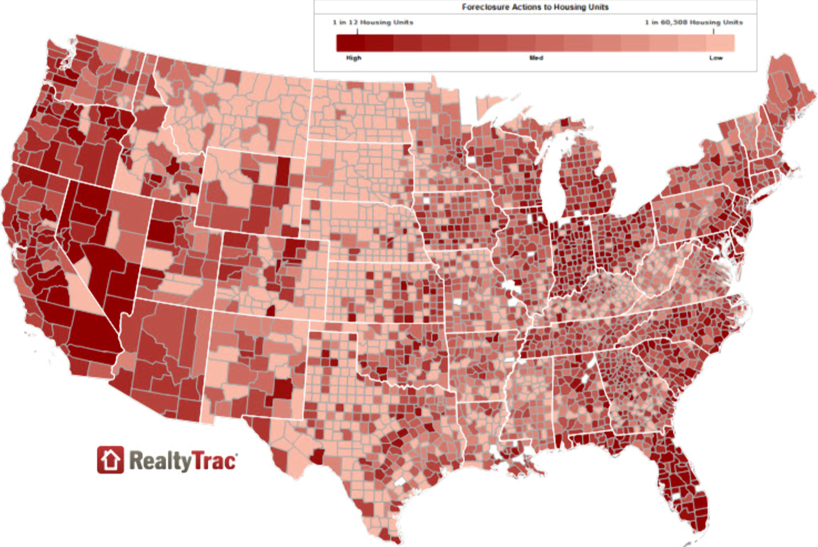 U.S. Foreclosure Activity at Lowest Levels Since 2006 - WORLD PROPERTY ...